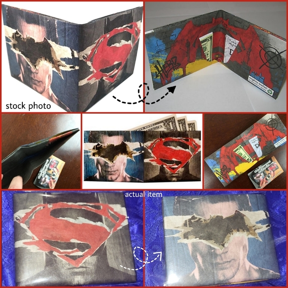 Loot Crate | Bags | 3 Lootcrate X Mighty Wallet Nwot Batman Vs Superman ...
